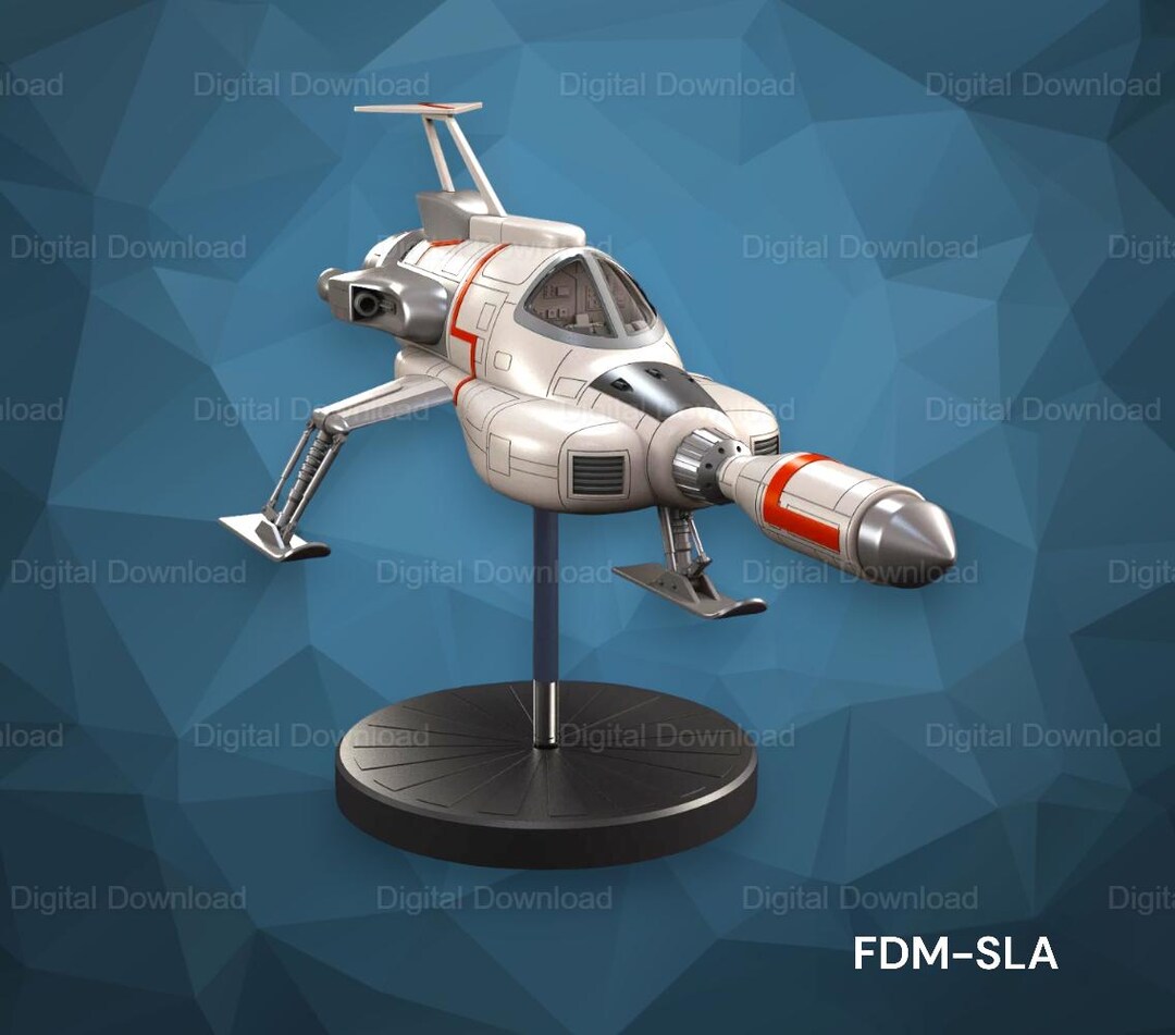 SHADO Interceptor STL, SHADO Interceptor 3D Model Print Files, Shado ...