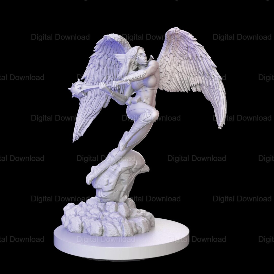 Hawkgirl STL, Hawkgirl 3D Model Print Files, Hawkgirl Figure - Etsy