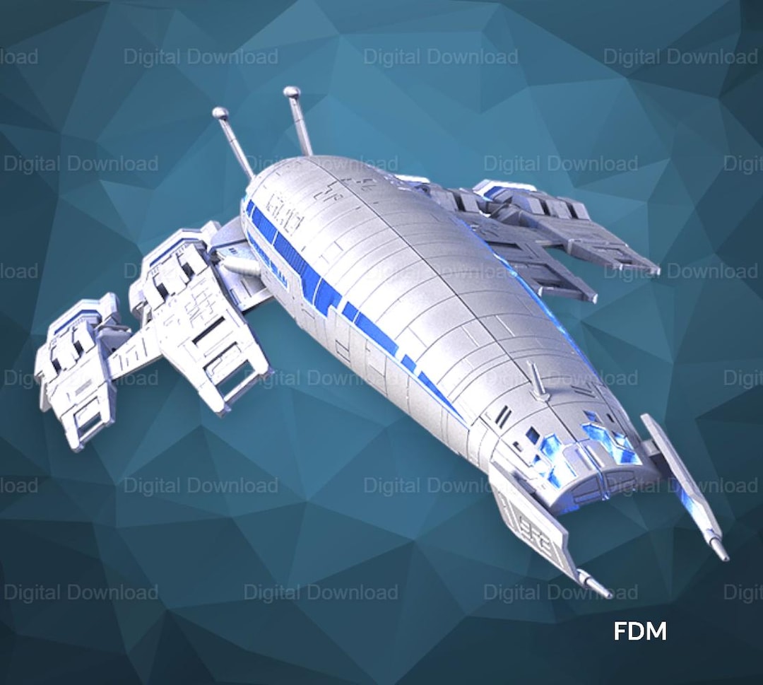 Mass Effect Normandy SR-2 STL, Normandy SR-2 3D Model Print Files ...