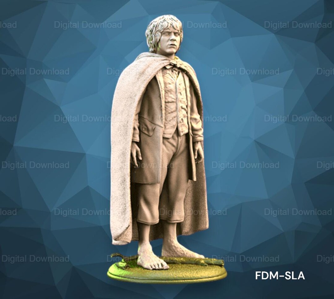 Lord of the Rings STL, Merry Brandybuck STL, Merry Brandybuck 3D Model ...