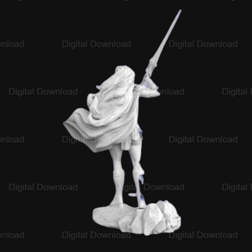 The Princess of Power STL, She Ra STL, She Ra 3D Model, She Ra Figure ...