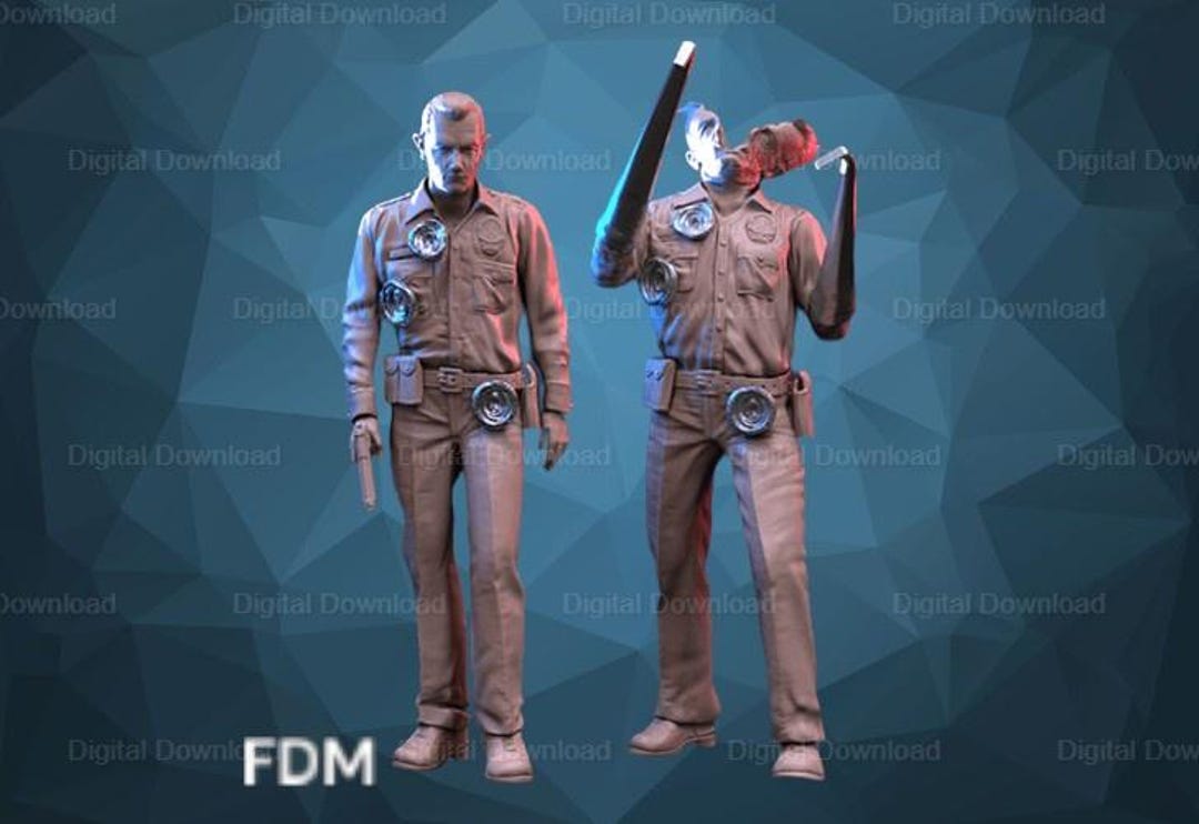 Terminator T-1000 STL, Terminator T-1000 3D Model Print Files ...