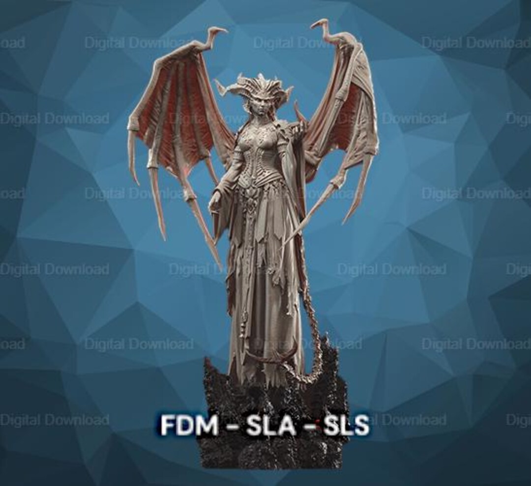 Diablo Lilith STL, Diablo Lilith 3D Model Print Files, Diablo Lilith ...