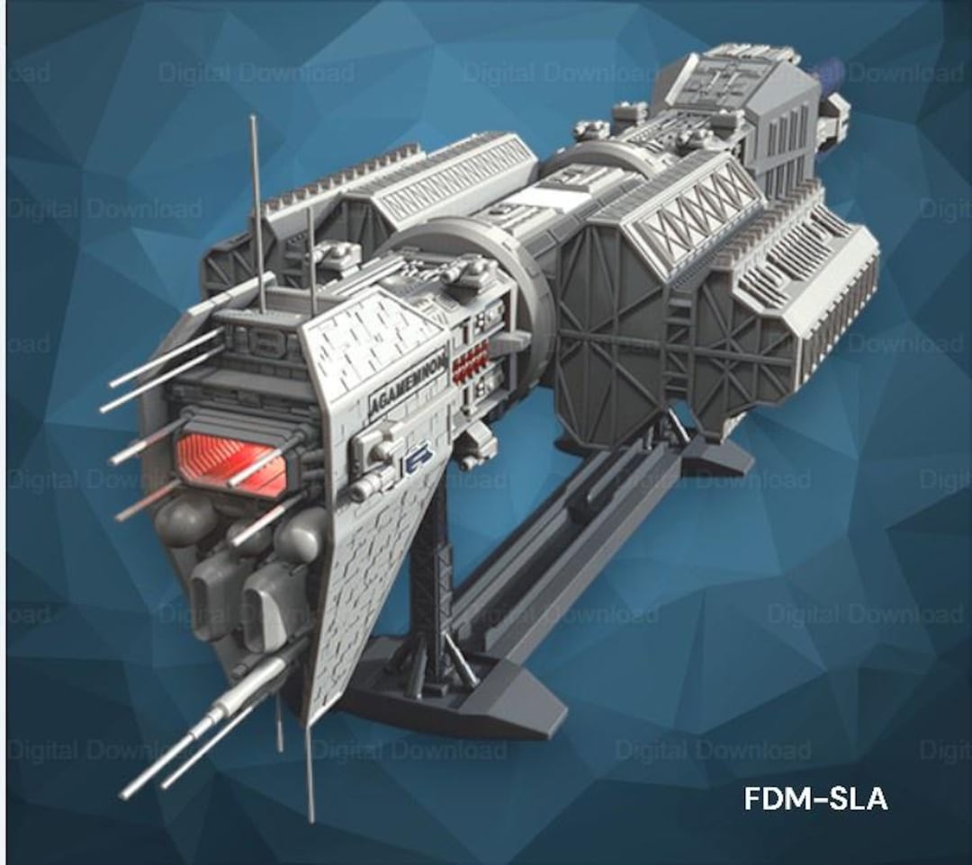 EAS Omega Class Destroyer STL, Omega Class Destroyer 3D Model Print ...