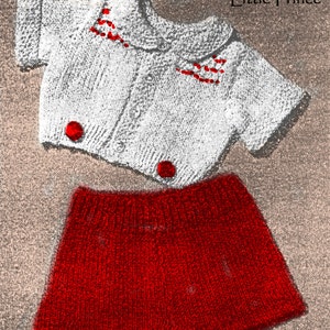 Vintage 1950's Knit Pattern Designed to Be Style of Prince Charles ...