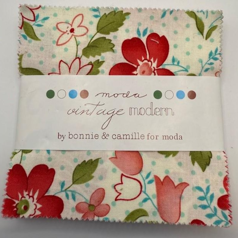 Vintage Modern Moda Fabric - Etsy