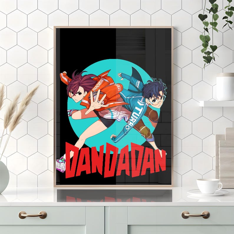 Dandadan Digital Wall Art Anime Poster for Manga Fans Printable Anime ...