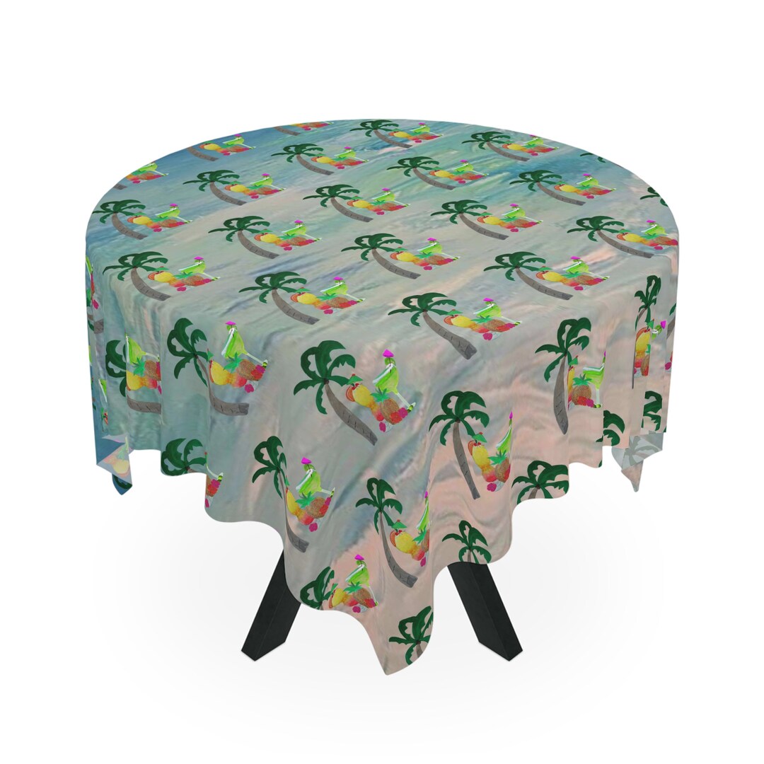 Tropical Drinks and Palm Tree Beach Tiki Bar Table Decor in Clearwater ...