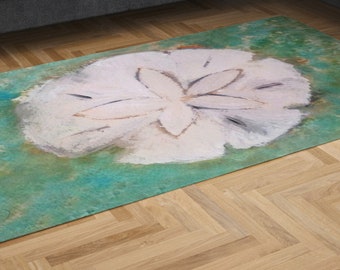 Sand Dollar Sea Shell Coastal Design Area Rugs of My Art. Available ...