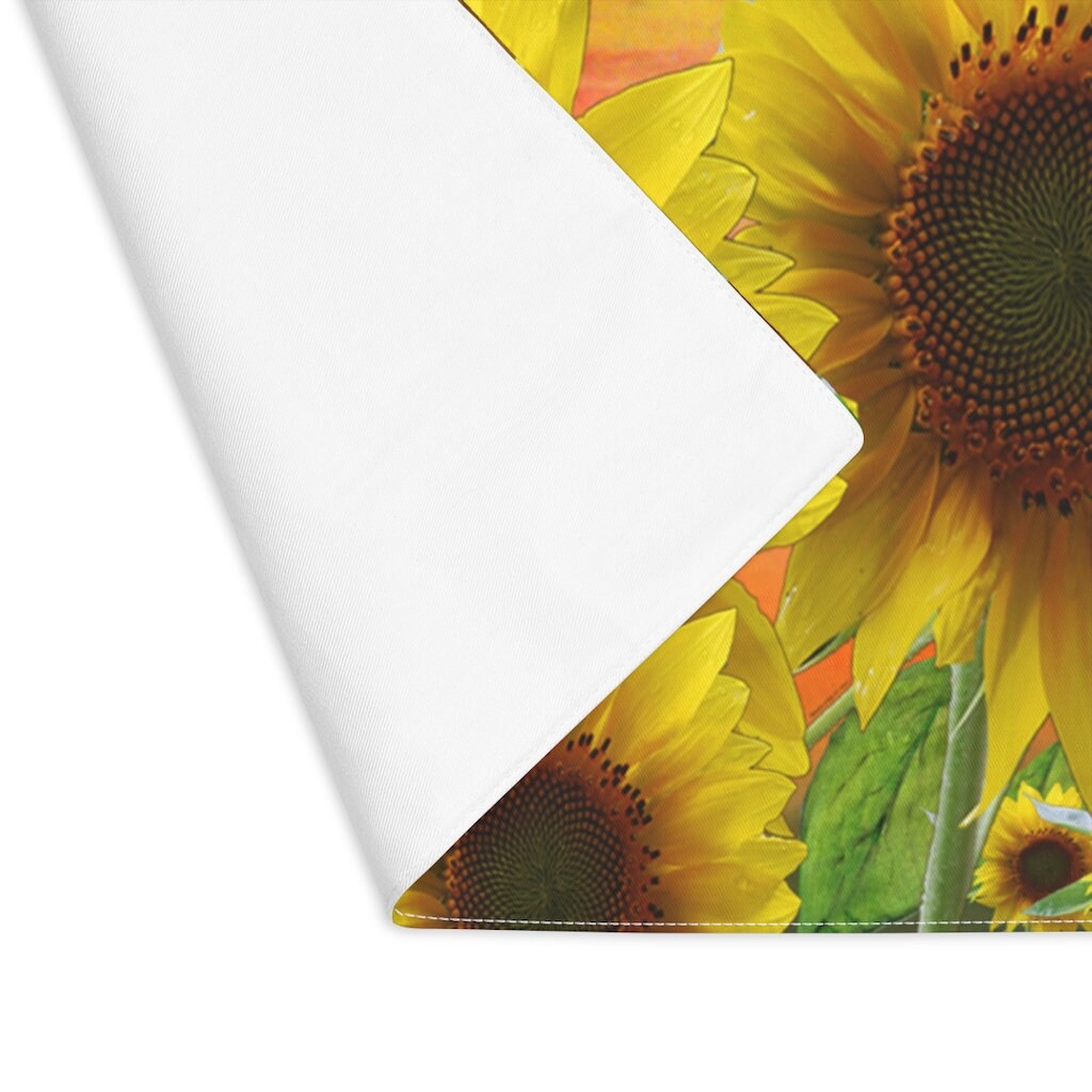Sunflowers Garden Floral Place Mats of My Art. - Etsy