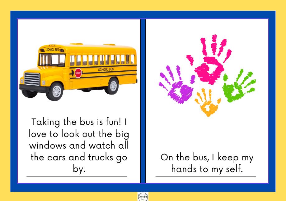 School Bus- Social Story - Etsy