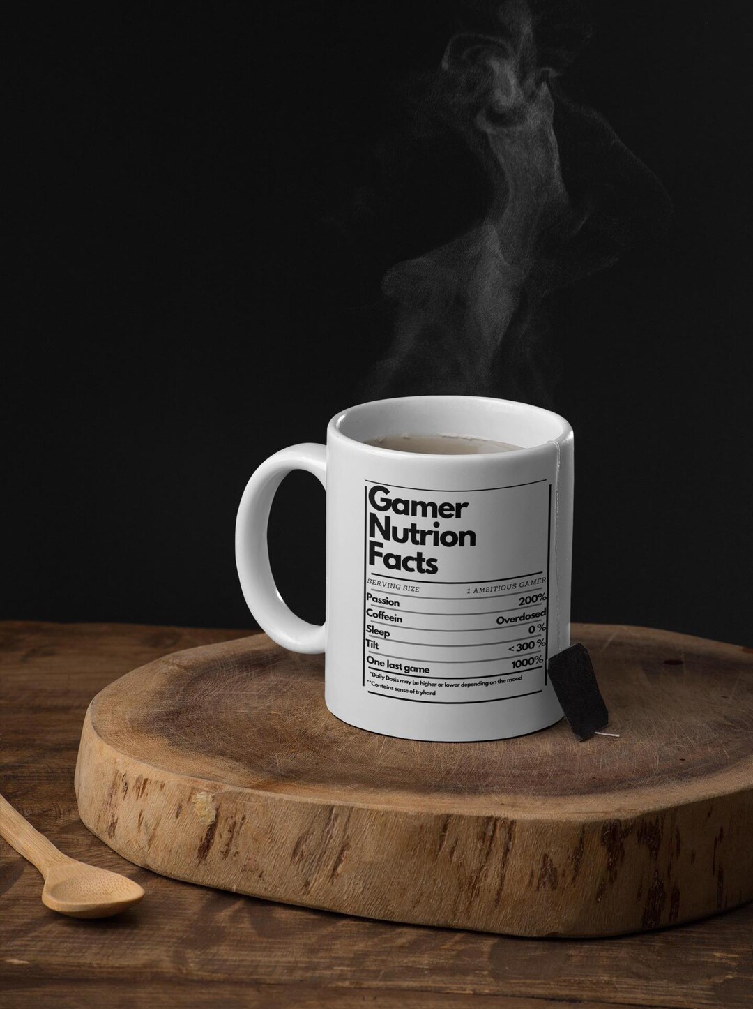 Gamer Fuel Mug: Nutrition Facts Edition, Gamer Essentials Mug, Level up ...