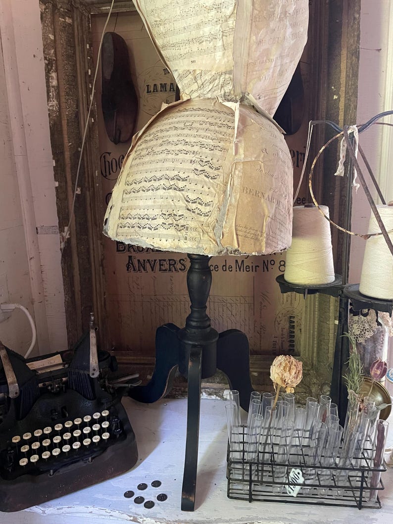 Rare Antique French Mannequin: 1700s Sheet Music Decor, Wasp Corset ...