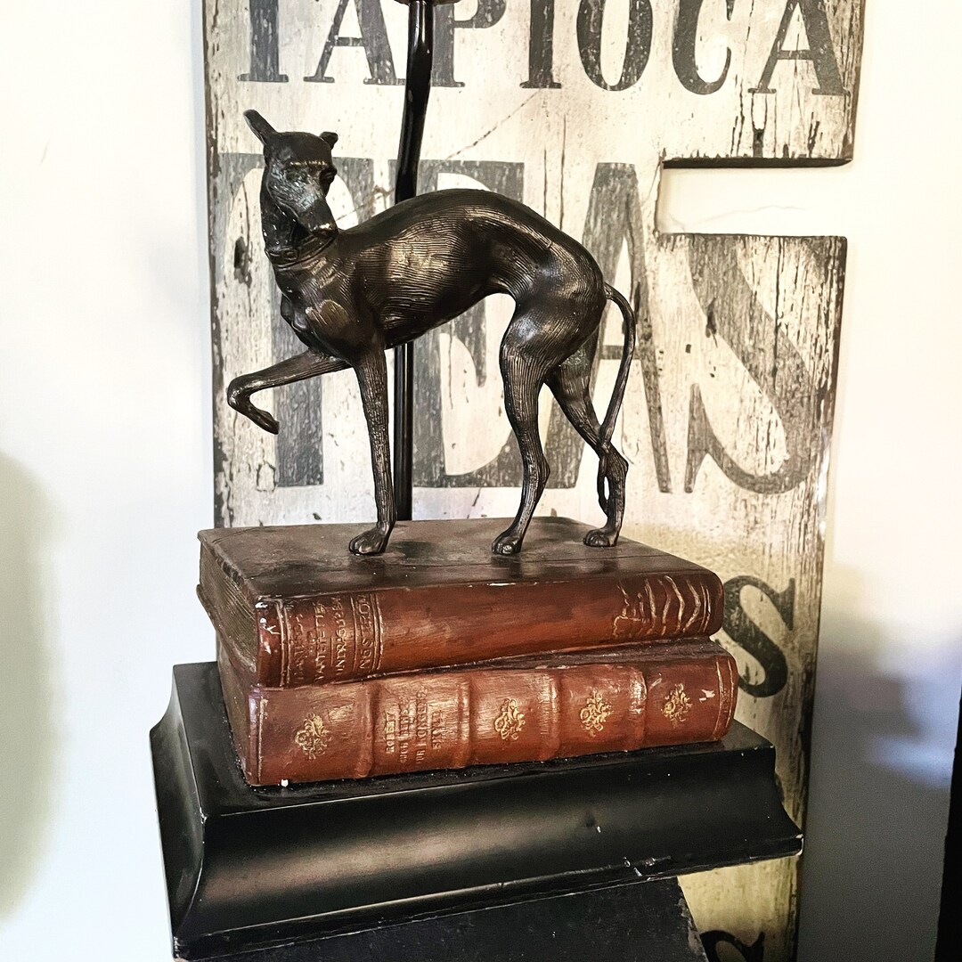 Vintage Mid-century Modern Greyhound, Whippet Lamp. Working. - Etsy