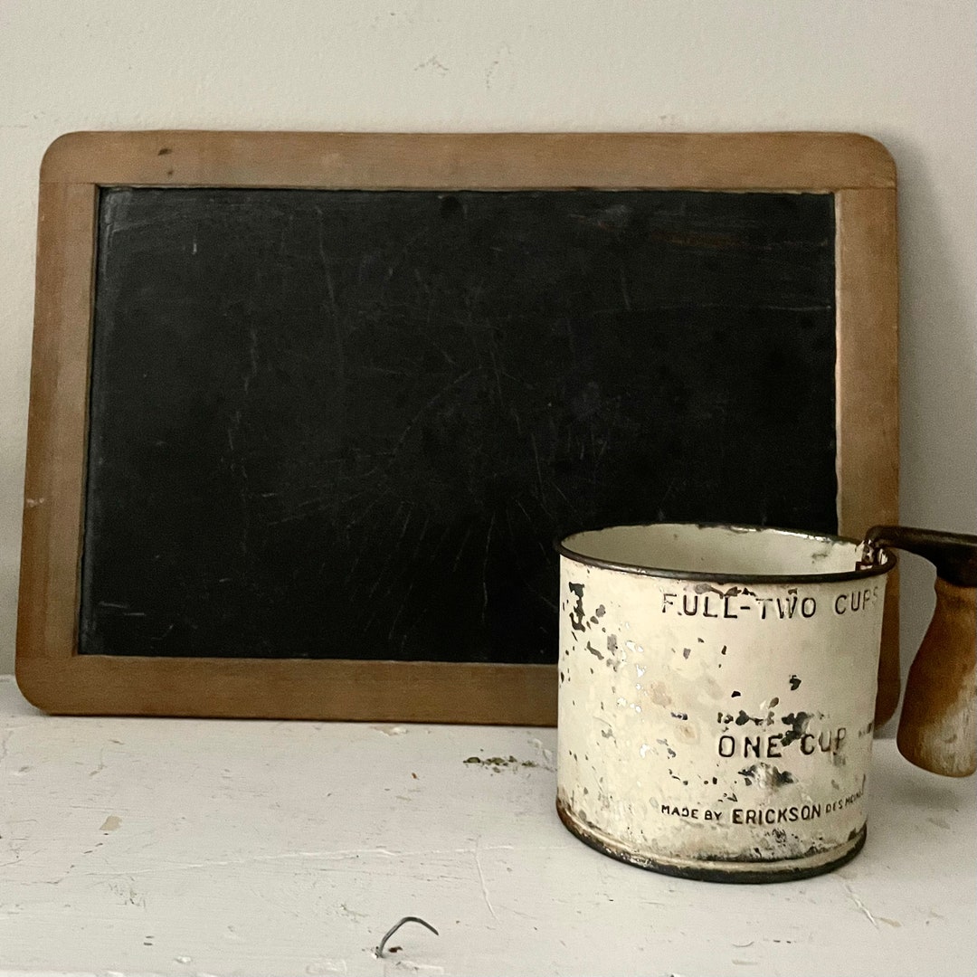 Antique Chalk Board, Antique Slate. - Etsy