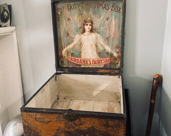 Antique Fairy Soap Box - Etsy