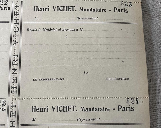 Antique French Receipt Book, Receipts, Prescriptions. - Etsy