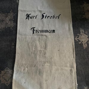 Antique German Grain Sack, 1880, Feed Sack, Patches and Mends. - Etsy