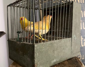 Antique Canary Cage, French Antique Cage. - Etsy