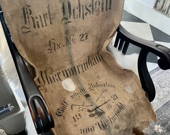 Burlap Grain Sack - Etsy