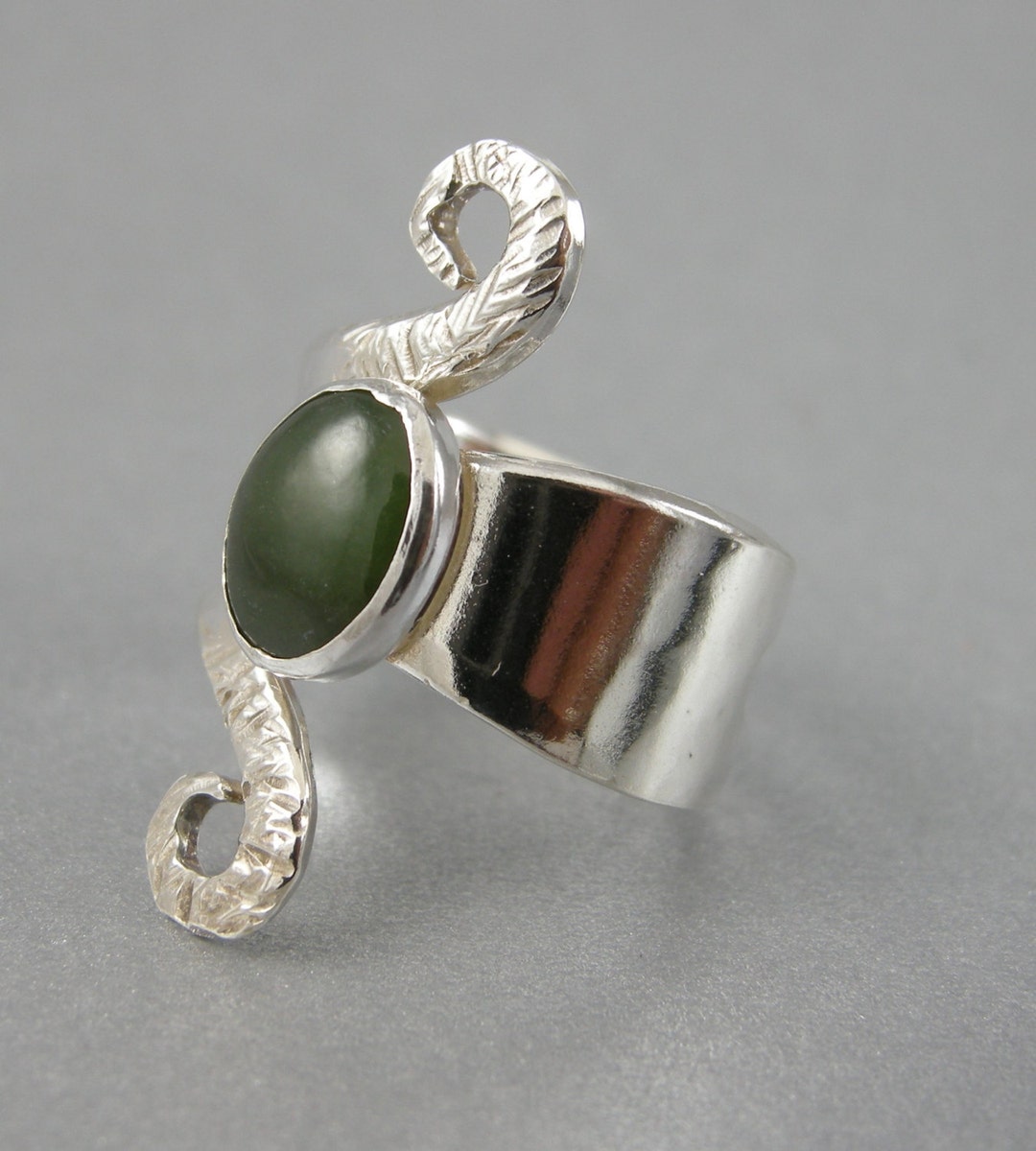 STERLING SILVER RING, Handmade Sterling Silver Fork Ring, Statement ...