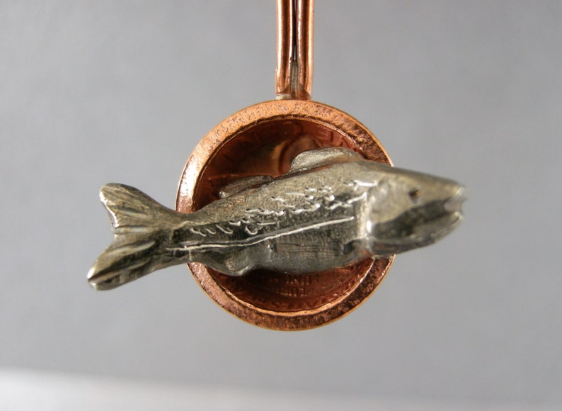 MINIATURE FRYING FISH in Copper Penny Frying Pan Handmade - Etsy