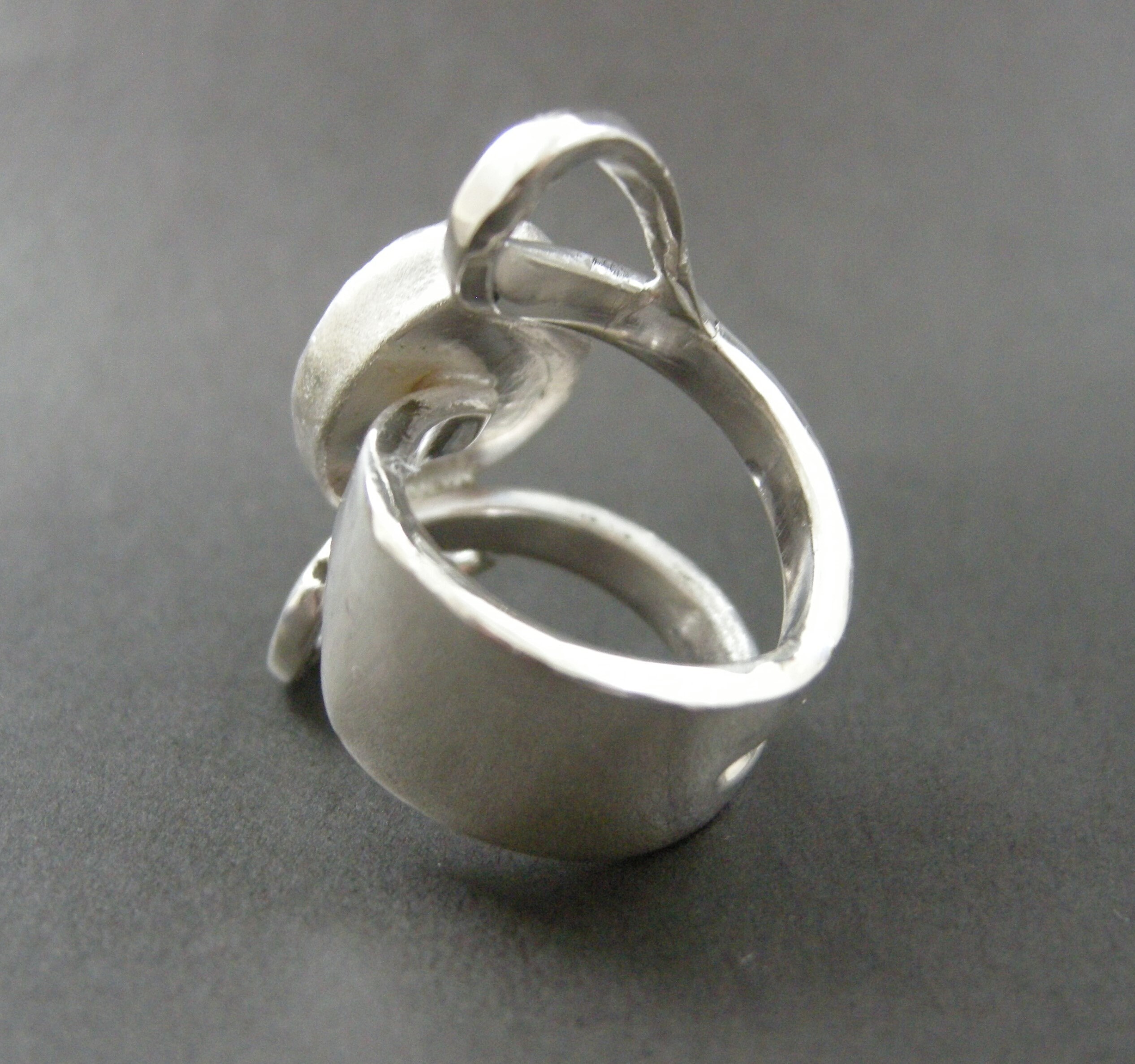 RING, STERLING ,OOAK Handmade From Sterling Silver Fork, - Etsy