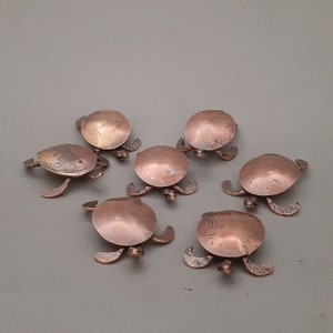 SEA TURTLE, MINIATURE Handmade, Copper Penny Sea Turtle, Sculpture ...