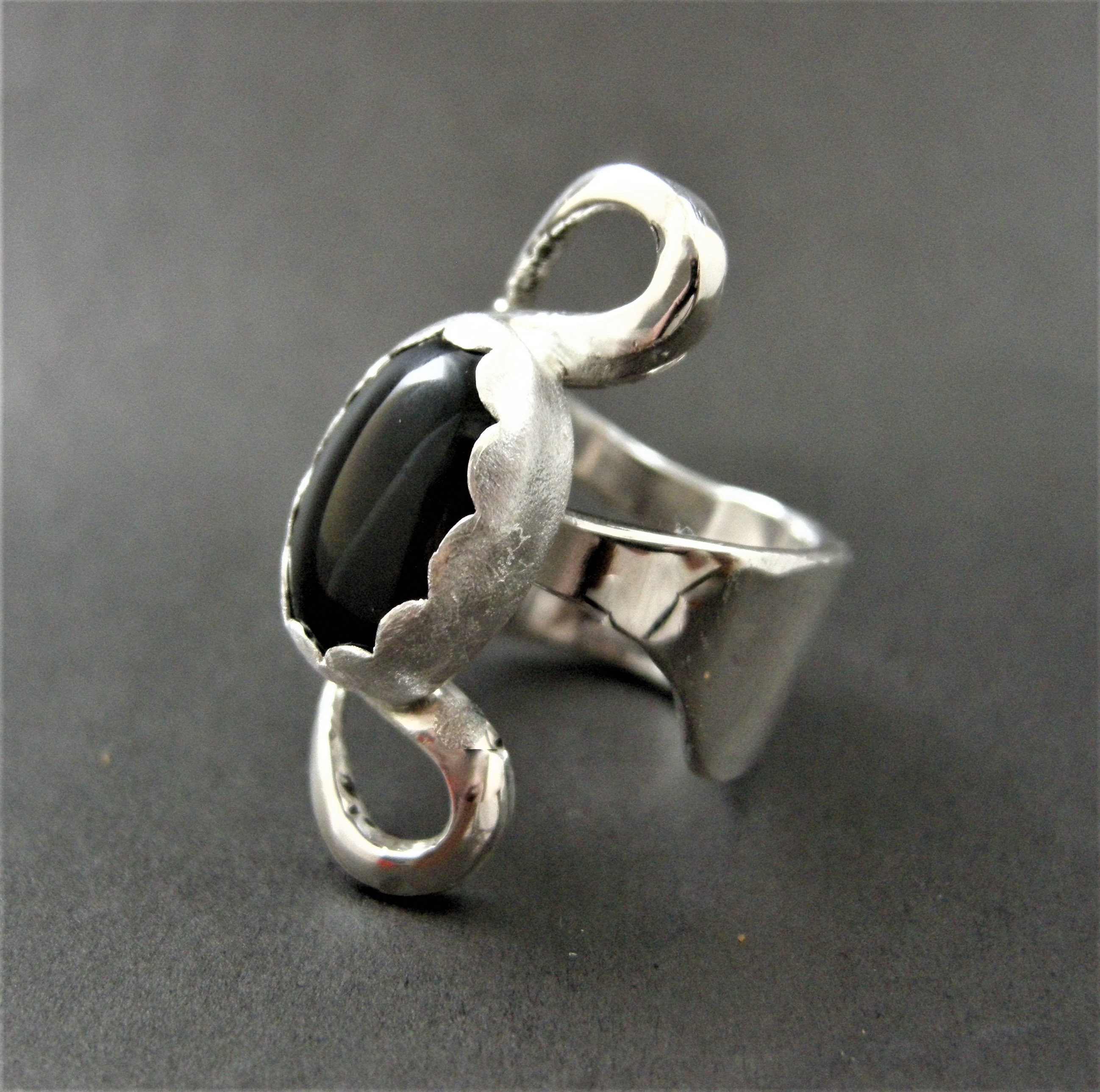 RING STERLING OOAK Handmade From Sterling Silver Fork Size | Etsy