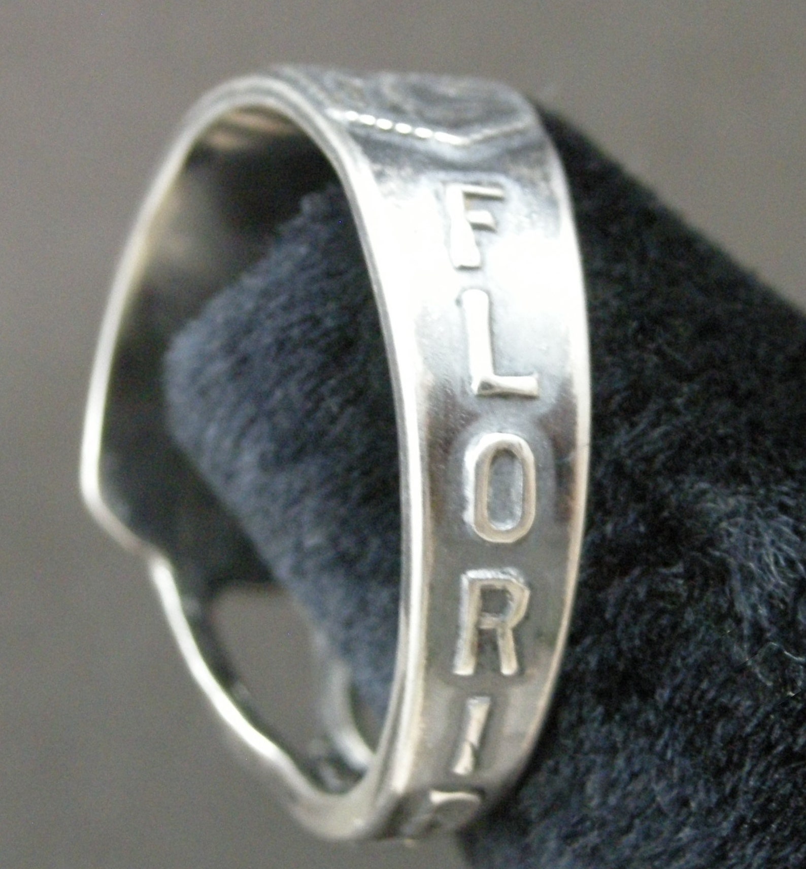 RING FLORIDA Ring of Remembrance Handmade Sterling Silver - Etsy