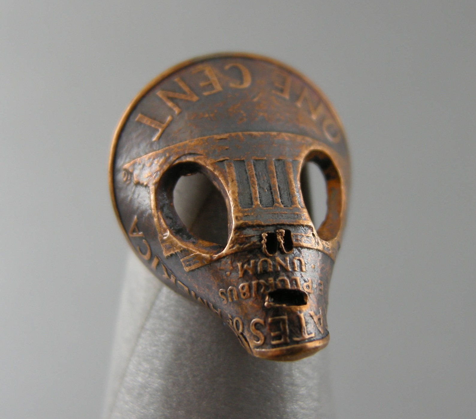 ALIEN PENDANT CHARM Sculpture Penny Creations Miniature - Etsy