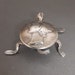 TURTLE, SILVER, MINIATURE Sculpture, Handmade, Dime-n-back Turtle ...
