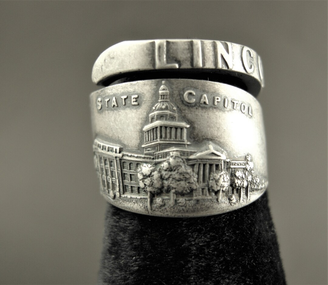 RING, LINCOLN,NEBRASKA, Ring of Remembrance, Handmade, Ooak,sterling ...