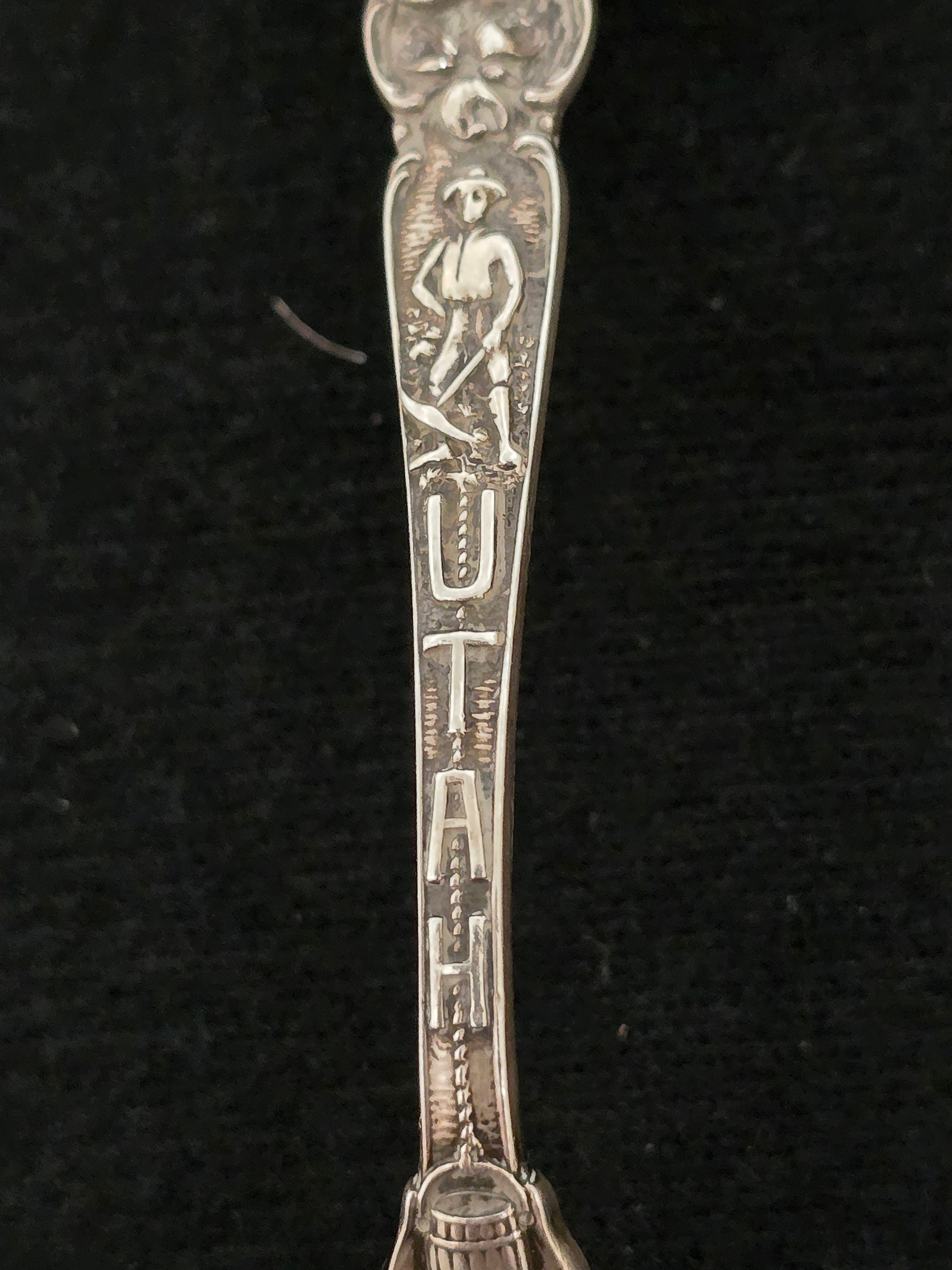 RARE SOUVENIR, Antique Spoon, Sterling Silver, Vintage Silver, UTAH ...