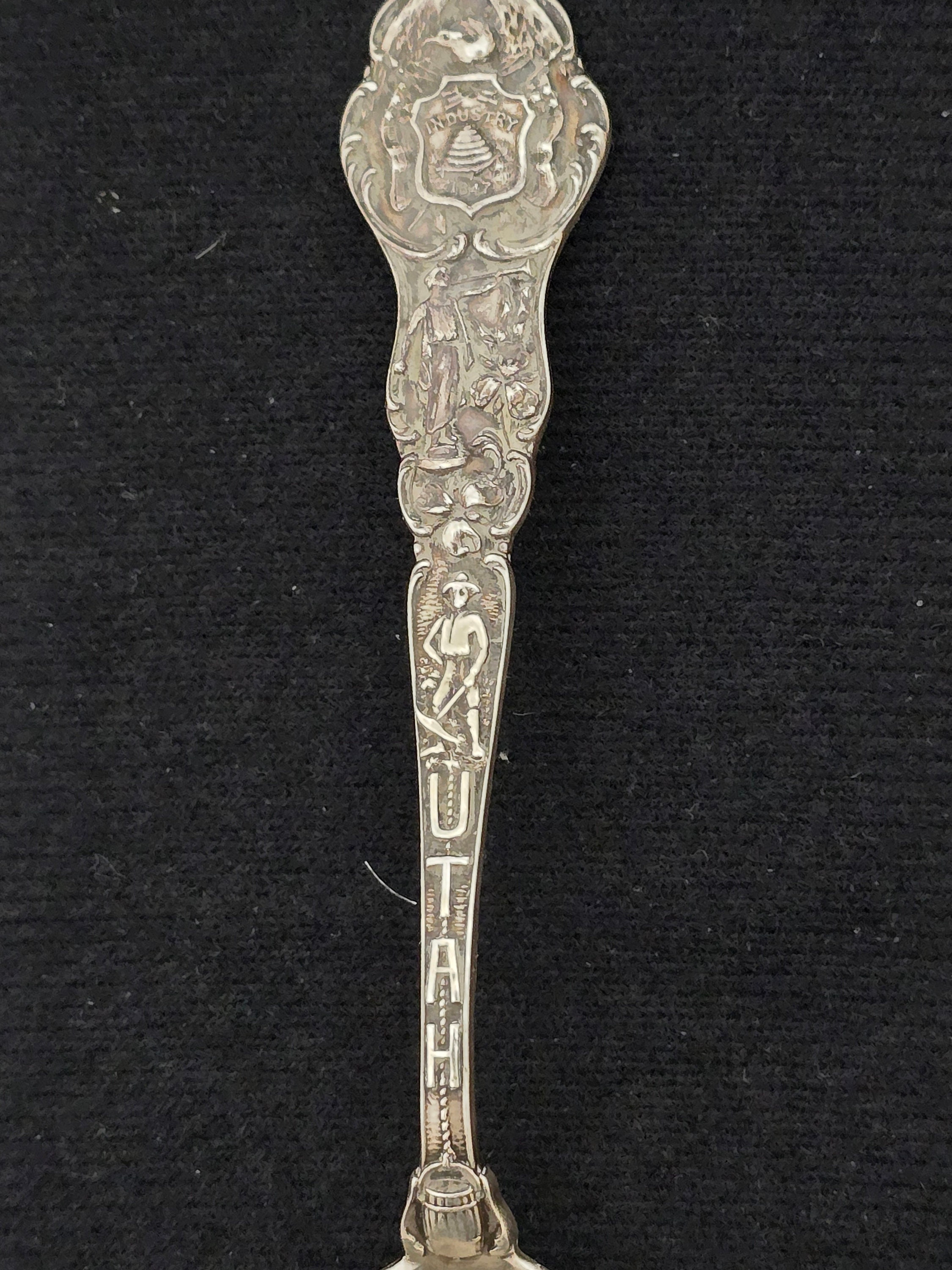 RARE SOUVENIR, Antique Spoon, Sterling Silver, Vintage Silver, UTAH ...