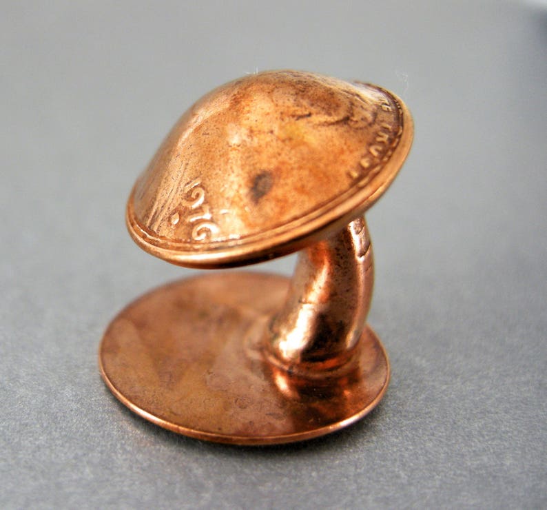 COPPER MUSHROOM HANDMADE Miniature Sculpture 18 Mm to 22 Mm - Etsy