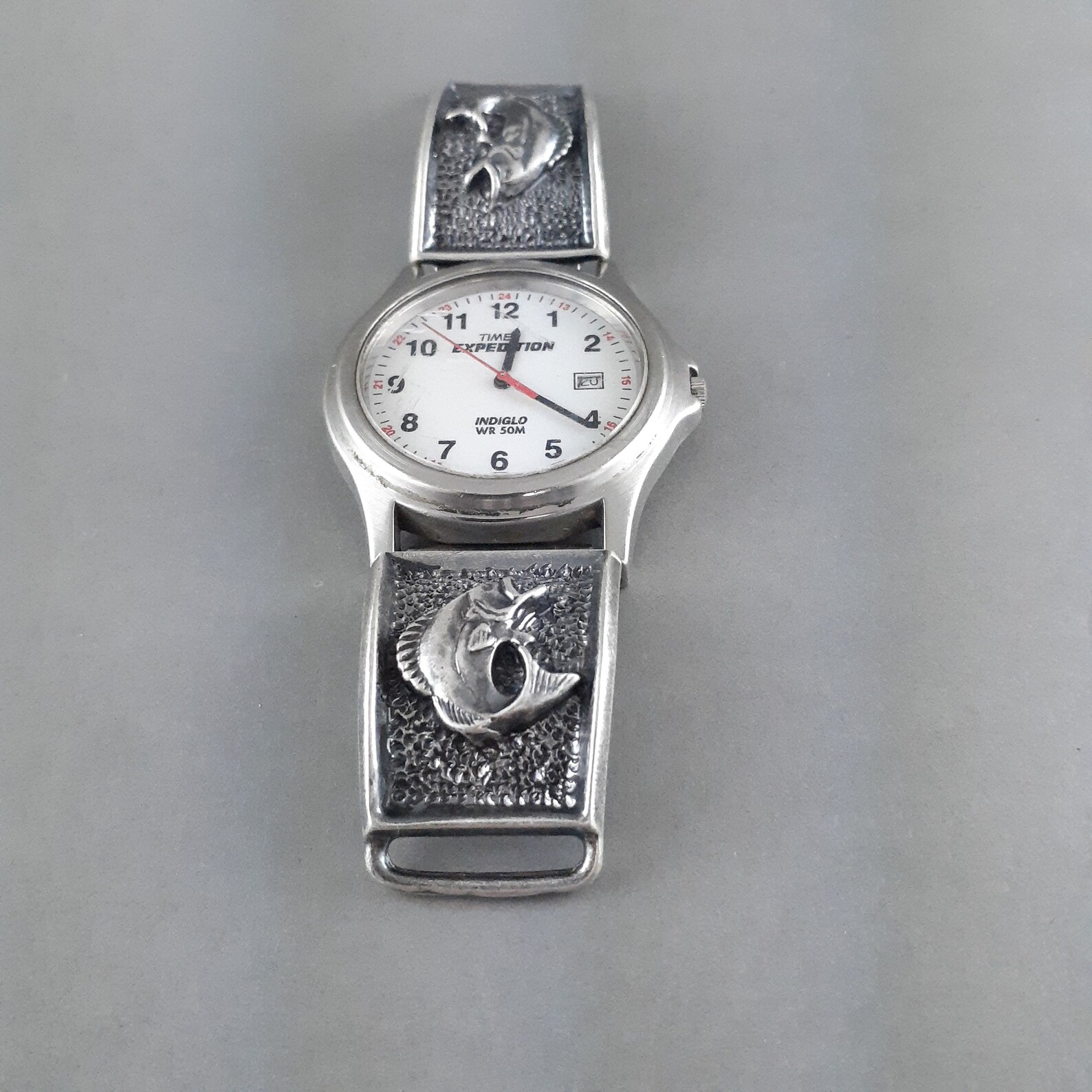 WATCH BAND TIPS, Jumping Bass Design, Handmade in Wax, Cast in Sterling ...