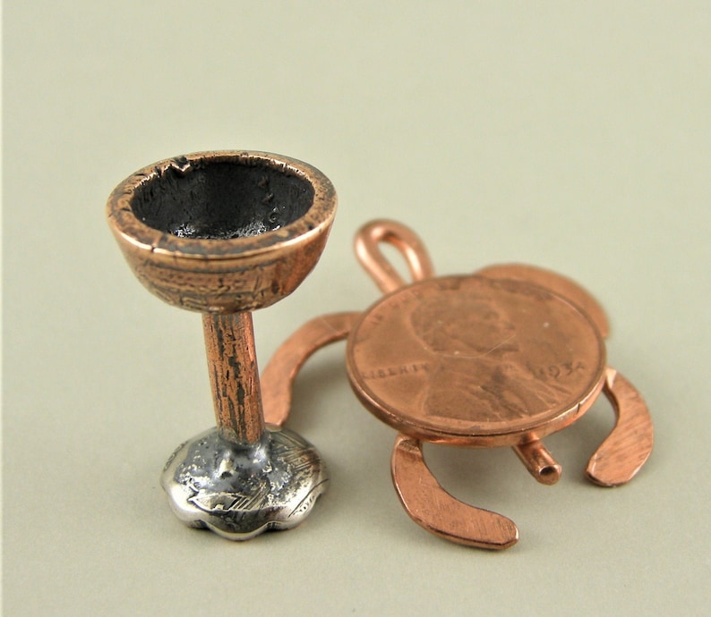PENNY WINE GOBLET Handmade Miniature Sculptureminiature - Etsy