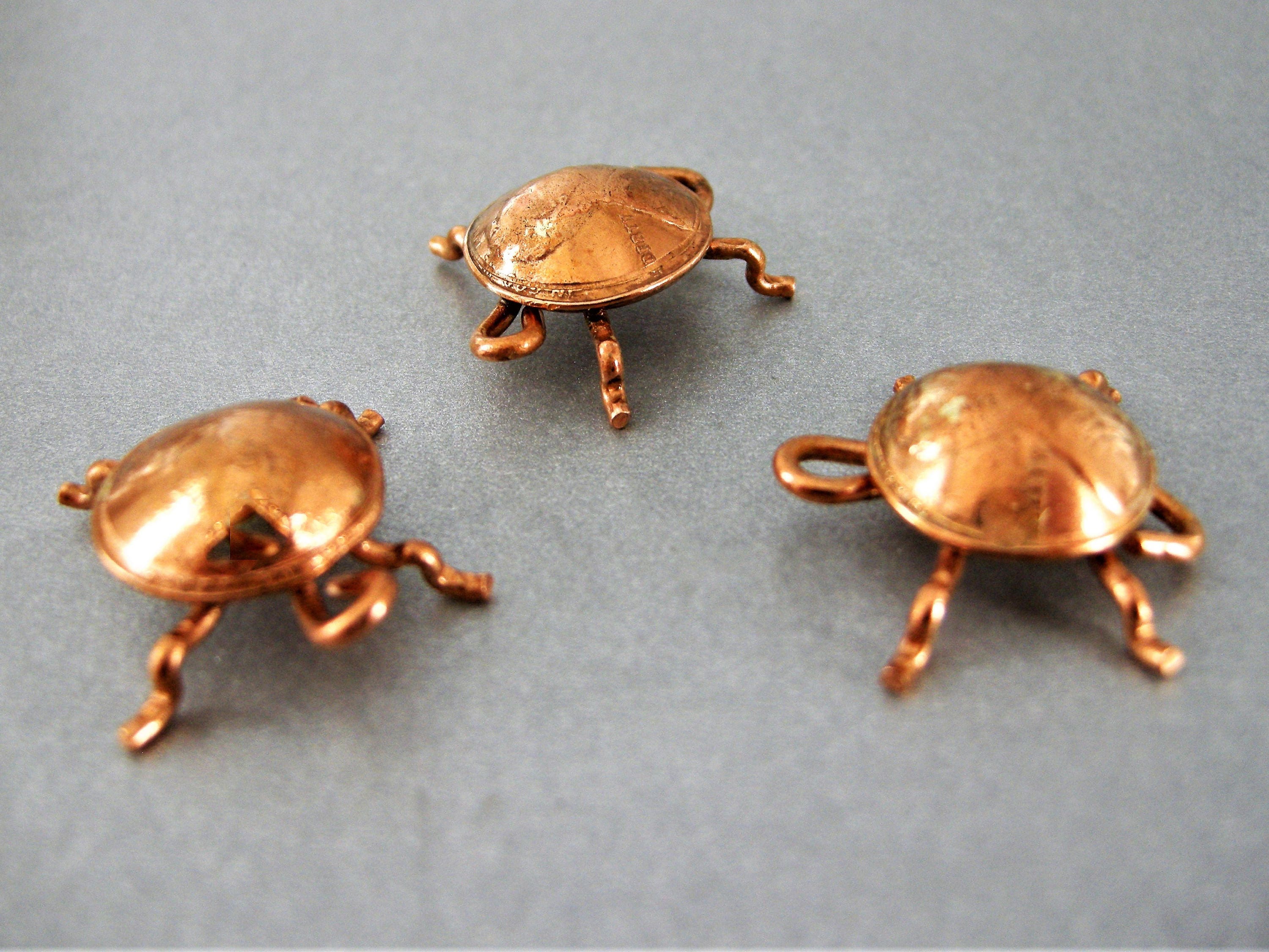 TURTLE, COPPER MINIATURE, Handmade, Copper Penny Turtle Sculpture, One ...