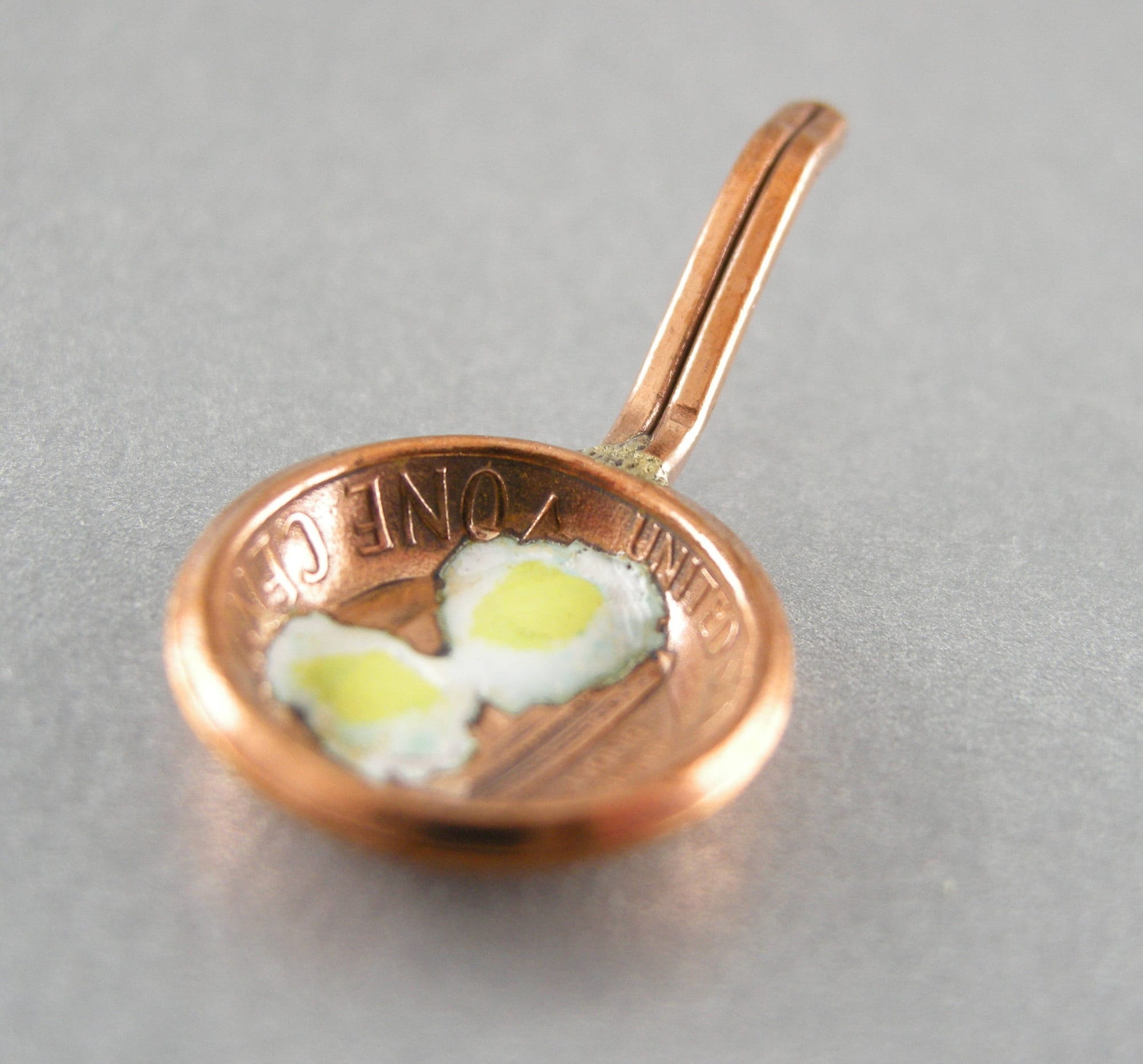 Handmade, Frying Eggs, Kitchen Miniature Frying Pan, Broken Yokes ...