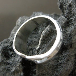 RING, FLORIDA, Ring of Remembrance, Handmade Sterling Silver, Thumb ...