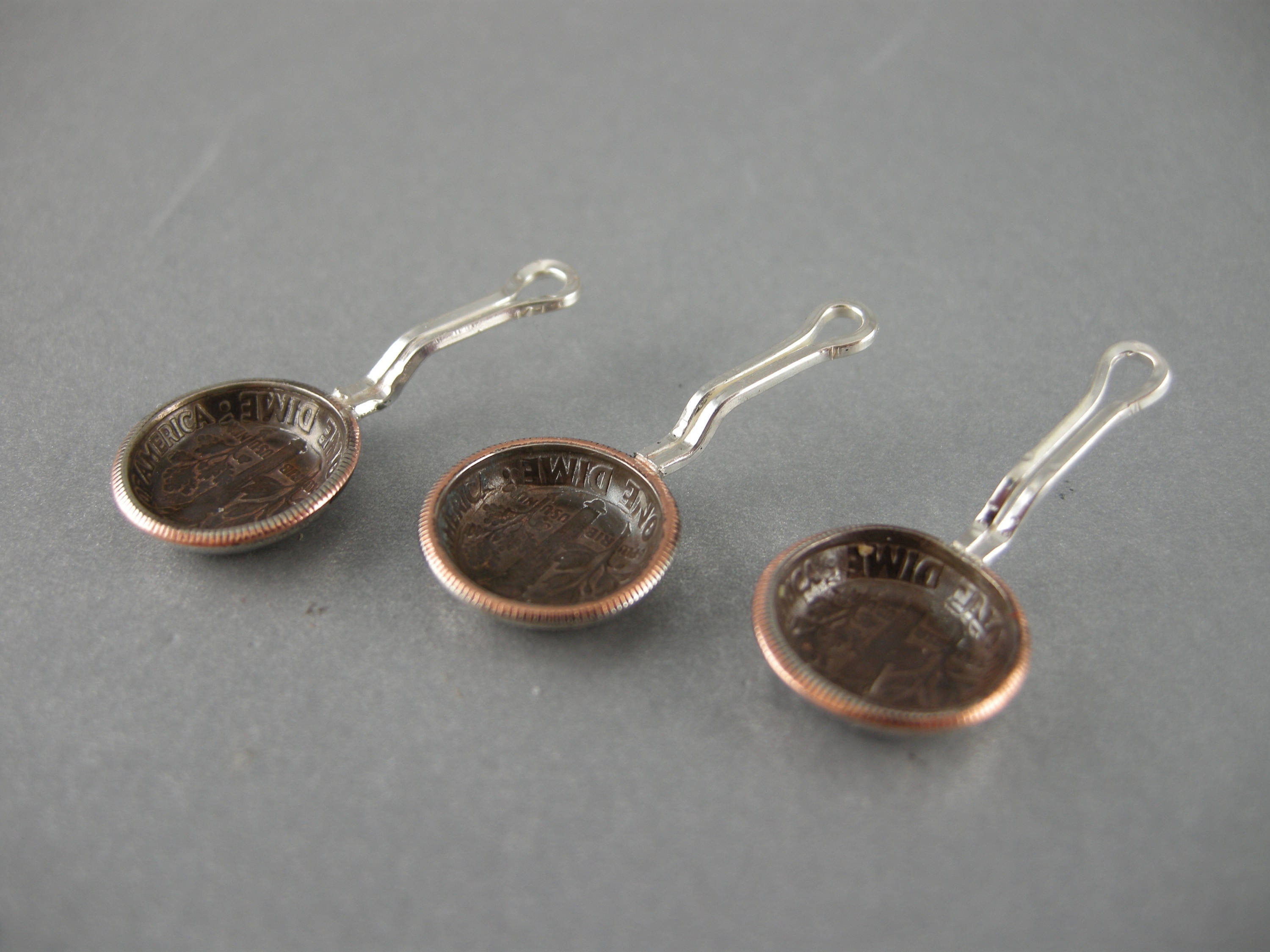 MINIATURE FRYING PAN Handmade Dime-N-Frying Pan | Etsy