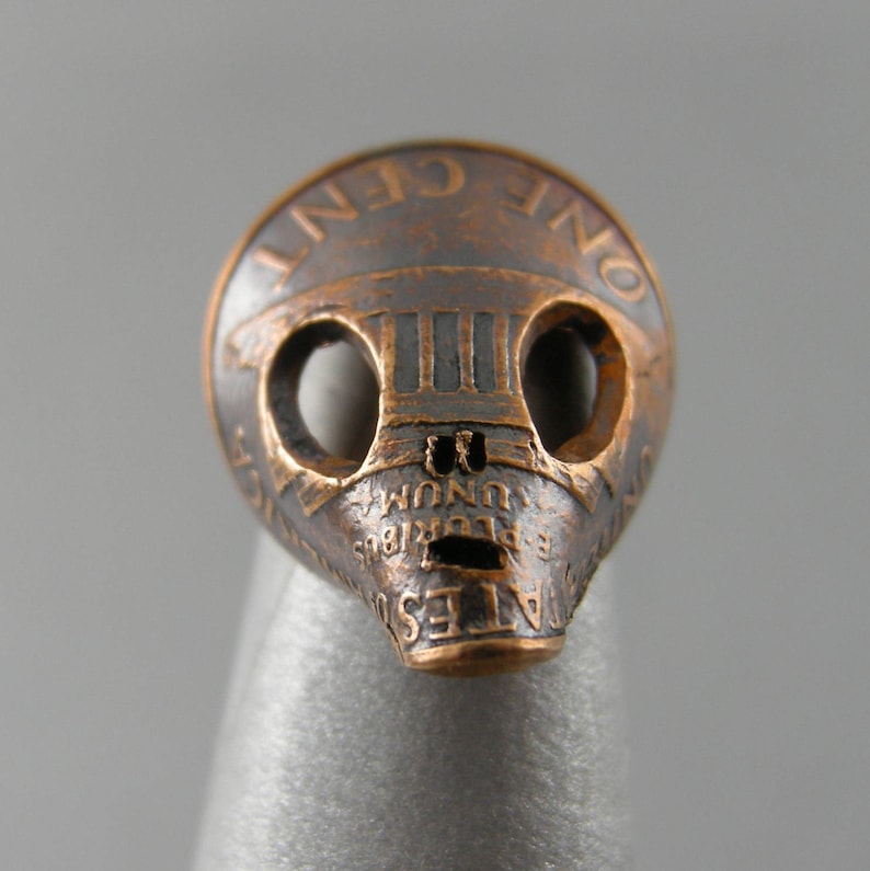 ALIEN PENDANT CHARM Sculpture Penny Creations Miniature - Etsy