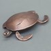 SEA TURTLE, MINIATURE Handmade, Copper Penny Sea Turtle, Sculpture ...