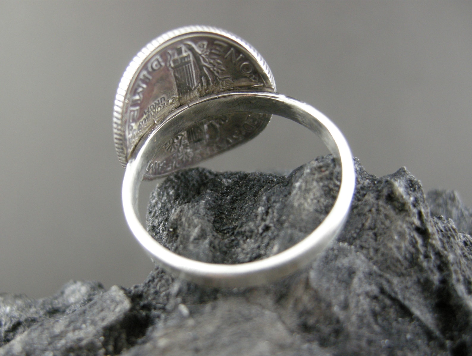 RING MERCURY DIME Silver Dime Coin Ring Handmade Silver - Etsy