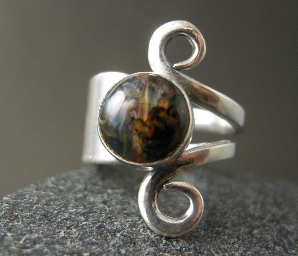 RINGSTERLING SILVERHandmadeStatement Ring Sterling Silver | Etsy