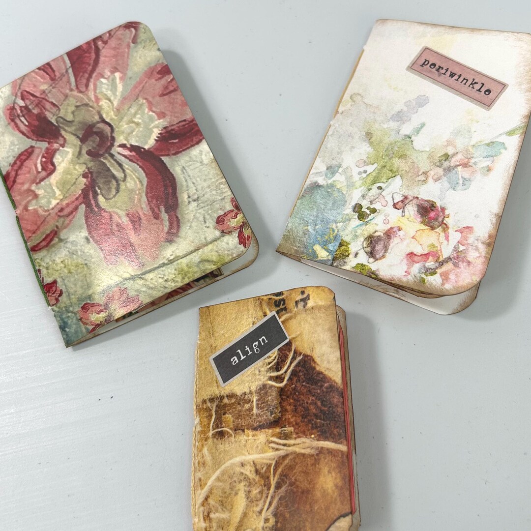 Small Hand Made Journals: Set of 3 - Etsy