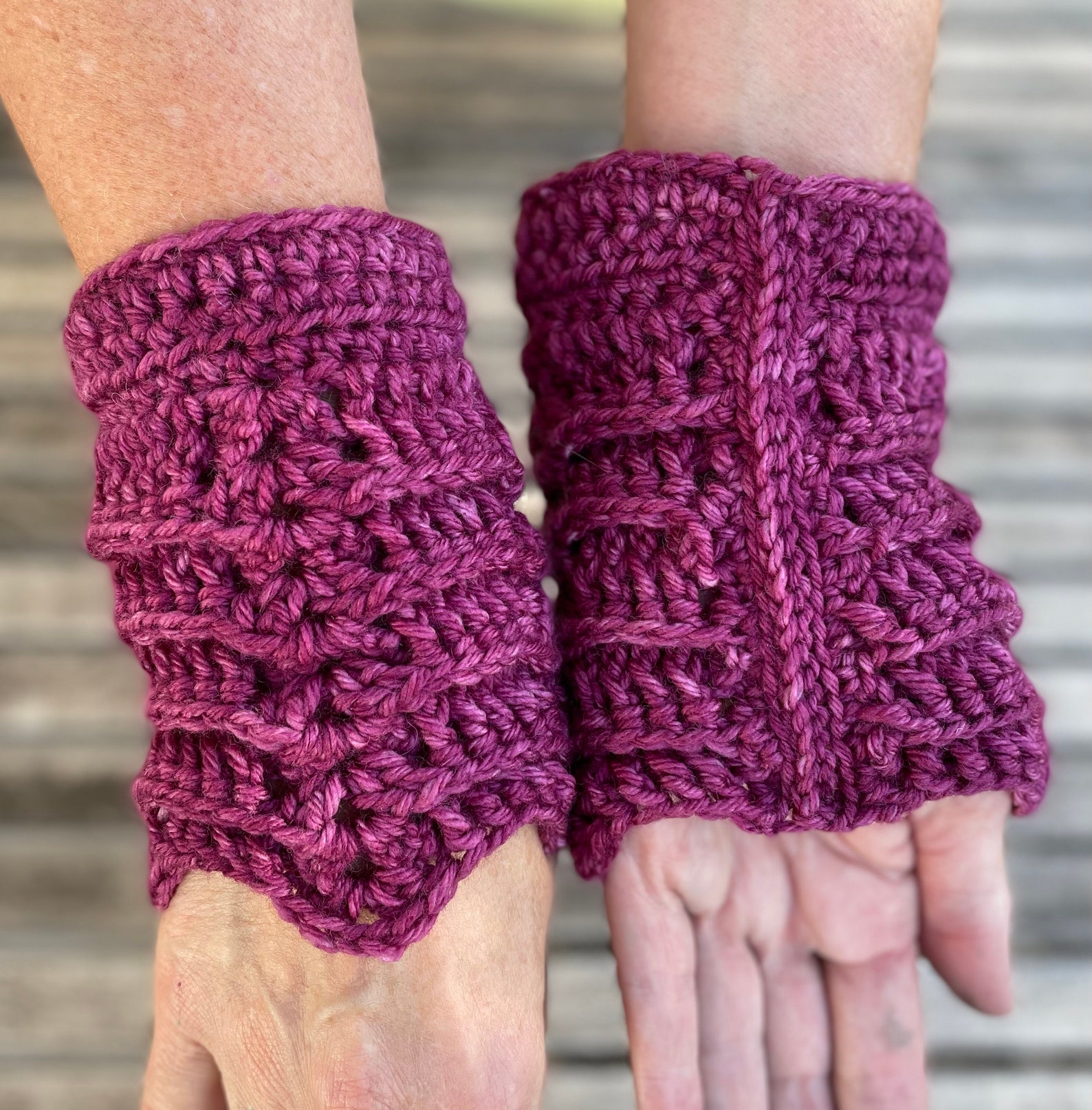 Crocheted Mitts PDF Crochet Pattern Victorian Style - Etsy