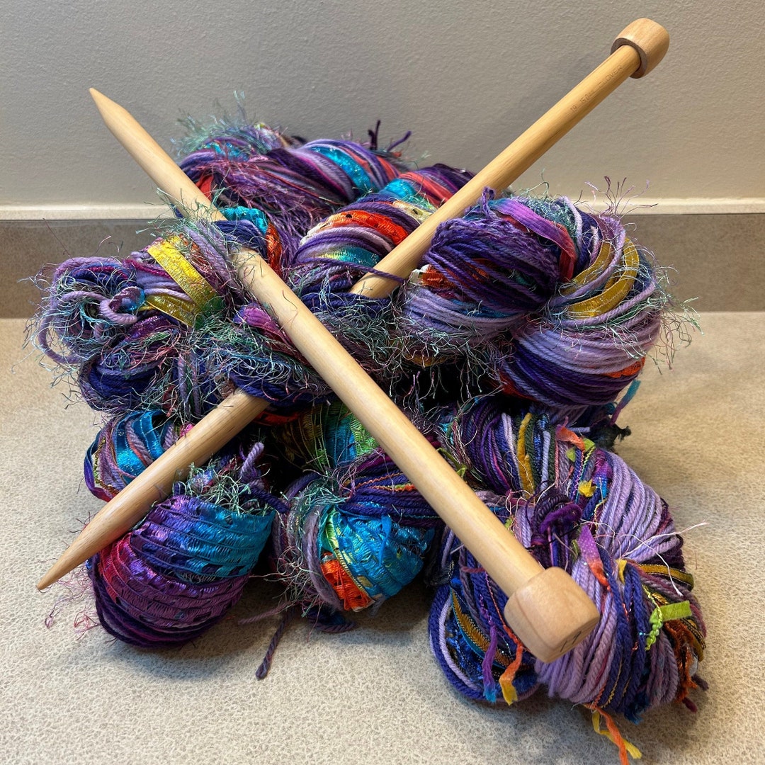 Fantasy Yarn, Purples, 100 Yard Skeins, Multi-strand, Created From ...