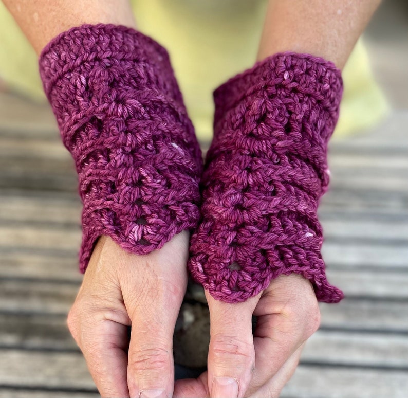 Crocheted Mitts PDF Crochet Pattern Victorian Style - Etsy